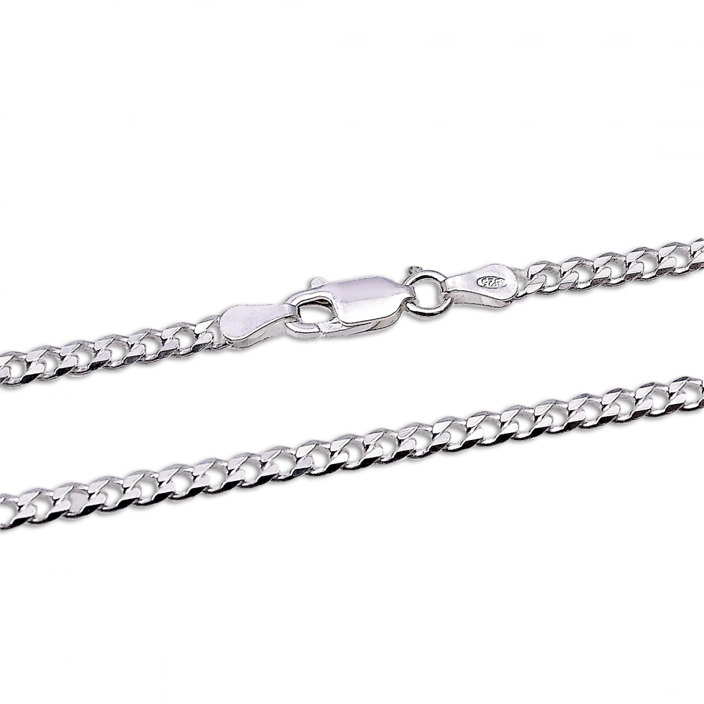 Cadena de plata 1ª ley 50 cm | El Taller de los Minerales